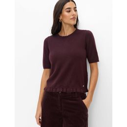 Brax Damen Pullover Style NINA blackberry violet, dunkles lila, Gr. 32