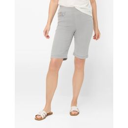 Raphaela by Brax Damen Bermuda Style PAMINA BERMUDA VERY LIGHT GREY,SLIGHTLY USED, denim hellgrau, Gr. 40