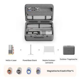 Xgimi MoGo 4 Laser Outdoor Bundle Tragbarer Mini Beamer 550 ANSI Lumen