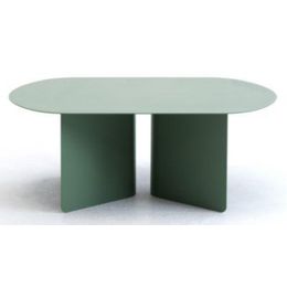 Leyform Beistelltisch, gro&szlig;, B 793 x T 590 x H 300 mm, Stahl lackiert, gr&uuml;n/gr&uuml;n
