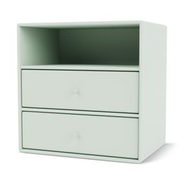 Montana Regalsystem Mini 1006 Schublade Hellgr&uuml;n (mist 161)