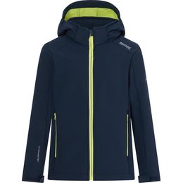 Regatta Haydenbury Kinder Softshelljacke dunkelblau 128 - Kinderjacken