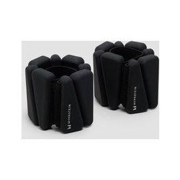 Myprotein Silikon-Kn&ouml;chel-/Handgelenkgewichte mit Tasche (2 lbs) - Schwarz