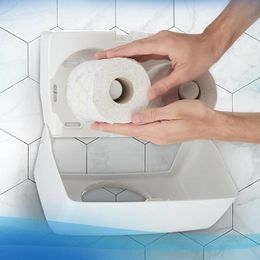 Kimberly-Clark Scott ESSENTIAL Toilettenpapier, 2-lagig, VE 64 Stk x 350 Blatt, wei&szlig;