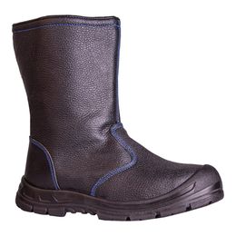 HASE Winter-Sicherheitsschlupfstiefel S3 Gr&ouml;nland mit Rei&szlig;verschluss Gr&ouml;&szlig;e 47, schwarz (285000-47)