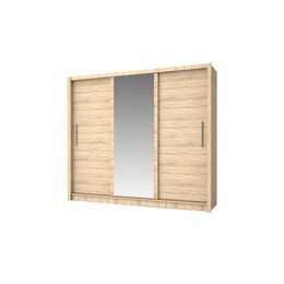 H&ouml;ffner Schiebet&uuml;renschrank Baku &brvbar; holzfarben &brvbar; Ma&szlig;e (cm): B: 248 H: 215 T: 62.0 &raquo; H&ouml;ffner