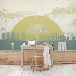 Bilderwelten Tapete - Fototapete Kinderzimmer - No.MW18 Evolution - Kindertapete Kinder Jungen M&auml;dchen Babyzimmer - auch selbstklebend