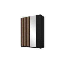 H&ouml;ffner Schwebet&uuml;renschrank Dalia schwarz Ma&szlig;e (cm): B: 150 H: 198,5 T: 55.0 &raquo; H&ouml;ffner