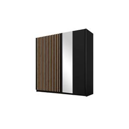 H&ouml;ffner Schwebet&uuml;renschrank Dora schwarz Ma&szlig;e (cm): B: 200 H: 198,5 T: 55.0 &raquo; H&ouml;ffner