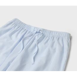 Tchibo - Pyjama-Set - Damen - Gr. S - hellblau/gestreift