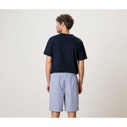 Tchibo - Shorty-Pyjama-Set - Herren - Gr. XL - dunkelblau/gestreift
