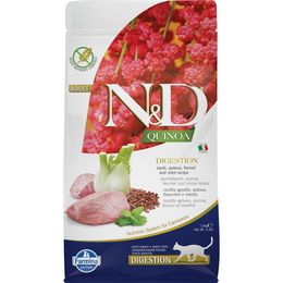 Farmina N&D Cat Quinoa Digestion Lamb Katzen-Trockenfutter getreidefrei 1,5kg
