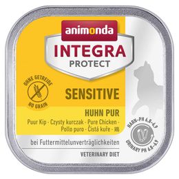animonda Integra Protect Sensitive Huhn pur Katzen-Nassfutter getreidefrei 16x100g