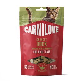 Carnilove Cat Crunchy Snack - Duck with Raspberry 50g