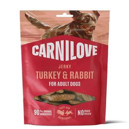 Carnilove Dog Jerky - Turkey und Rabbit 100g