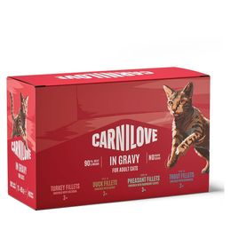 Carnilove Cat Pouch Gravy - Multipack 12x85g