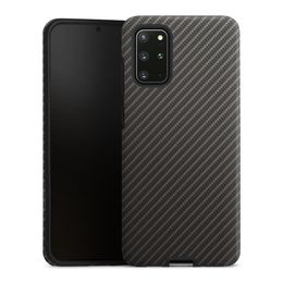 DeinDesign Galaxy S20 Plus Handy Panzer Handyh&uuml;lle robuste Outdoor H&uuml;lle Schutzh&uuml;lle matt Carbon Metallic Look Muster Tough Case