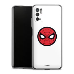 DeinDesign Xiaomi Redmi Note 10 5G Handy Silikon H&uuml;lle Case transparent Handyh&uuml;lle Merchandise Marvel Spiderman Silikon Case