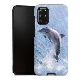 DeinDesign Galaxy S20 Plus Handy Panzer Handyh&uuml;lle robuste Outdoor H&uuml;lle Schutzh&uuml;lle matt Wale Ocean Dolphin Tough Case