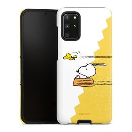 DeinDesign Galaxy S20 Plus Handy Panzer Handyh&uuml;lle robuste Outdoor H&uuml;lle Schutzh&uuml;lle matt Snoopy Peanuts Children Tough Case
