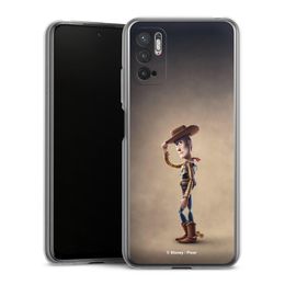 DeinDesign Xiaomi Redmi Note 10 5G Handy Silikon H&uuml;lle Case transparent Handyh&uuml;lle Disney Pixar Toy Story Woody Silikon Case