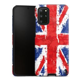 DeinDesign Galaxy S20 Plus Handy Panzer Handyh&uuml;lle robuste Outdoor H&uuml;lle Schutzh&uuml;lle matt Union Jack England Flag Tough Case