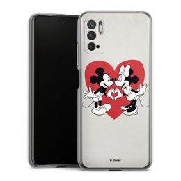 DeinDesign Xiaomi Redmi Note 10 5G Handy Silikon H&uuml;lle Case transparent Handyh&uuml;lle Disney Heart Silikon Case