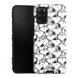 DeinDesign Galaxy S20 Plus Handy Panzer Handyh&uuml;lle robuste Outdoor H&uuml;lle Schutzh&uuml;lle matt Peanuts Snoopy Muster Tough Case