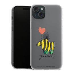 DeinDesign iPhone 15 Plus Handy Slim Case Silikon Handyh&uuml;lle transparent H&uuml;lle extra d&uuml;nn Children Children'S Book Janosch Silikon Slim Case