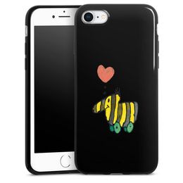 DeinDesign iPhone SE (2022) Handy Slim Case extra d&uuml;nn Silikon Handyh&uuml;lle schwarz H&uuml;lle Children Children'S Book Janosch Silikon Slim Case