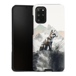 DeinDesign Galaxy S20 Plus Handy Panzer Handyh&uuml;lle robuste Outdoor H&uuml;lle Schutzh&uuml;lle matt Nature Mountain Fox Tough Case
