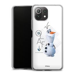Xiaomi Mi 11 Lite 5G NE Handy Silikon H&uuml;lle Case transparent Handyh&uuml;lle Frozen Olaf Disney Frozen 2 Silikon Case