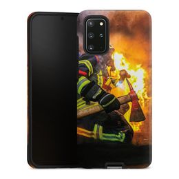 DeinDesign Galaxy S20 Plus Handy Panzer Handyh&uuml;lle robuste Outdoor H&uuml;lle Schutzh&uuml;lle matt Life Saver Fire Fighters Fire Tough Case