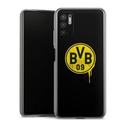DeinDesign Xiaomi Redmi Note 10 5G Handy Silikon H&uuml;lle Case transparent Handyh&uuml;lle Borussia Dortmund Official Licensed Product Bvb Silikon Case