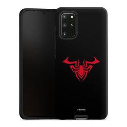 DeinDesign Galaxy S20 Plus Handy Panzer Handyh&uuml;lle robuste Outdoor H&uuml;lle Schutzh&uuml;lle matt Spiderman Logo Marvel Tough Case