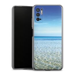 DeinDesign Xiaomi Redmi Note 10 5G Handy Silikon H&uuml;lle Case transparent Handyh&uuml;lle Urlaub Sky Ocean Silikon Case