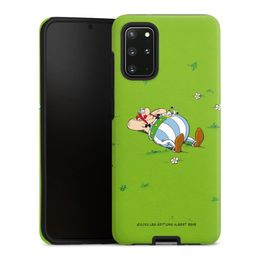 DeinDesign Galaxy S20 Plus Handy Panzer Handyh&uuml;lle robuste Outdoor H&uuml;lle Schutzh&uuml;lle matt Asterix Official Licensed Product Obelix Tough Case