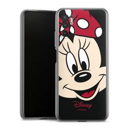 DeinDesign Xiaomi Redmi Note 10 5G Handy Silikon H&uuml;lle Case transparent Handyh&uuml;lle Disney Minnie Mouse Official Licensed Product Silikon Case