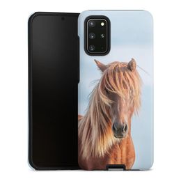 DeinDesign Galaxy S20 Plus Handy Panzer Handyh&uuml;lle robuste Outdoor H&uuml;lle Schutzh&uuml;lle matt Animals Animal Look Horse Tough Case