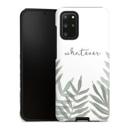 DeinDesign Galaxy S20 Plus Handy Panzer Handyh&uuml;lle robuste Outdoor H&uuml;lle Schutzh&uuml;lle matt Water Colour Jungle Palm Tree Tough Case