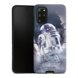 DeinDesign Galaxy S20 Plus Handy Panzer Handyh&uuml;lle robuste Outdoor H&uuml;lle Schutzh&uuml;lle matt Robot Merchandise Star Wars Tough Case