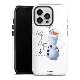 DeinDesign iPhone 13 Pro Handy Panzer Handyh&uuml;lle robuste Outdoor H&uuml;lle Schutzh&uuml;lle gl&auml;nzend Frozen Olaf Disney Frozen 2 Tough Case