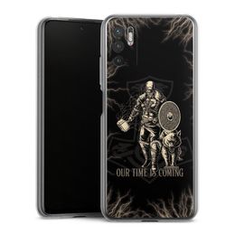 DeinDesign Xiaomi Redmi Note 10 5G Handy Silikon H&uuml;lle Case transparent Handyh&uuml;lle Tv Show Designs Wikinger Vikings Silikon Case