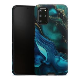 DeinDesign Galaxy S20 Plus Handy Panzer Handyh&uuml;lle robuste Outdoor H&uuml;lle Schutzh&uuml;lle matt Marble Art Ombre Tough Case