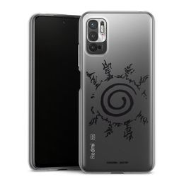 DeinDesign Xiaomi Redmi Note 10 5G Handy Silikon H&uuml;lle Case transparent Handyh&uuml;lle Naruto Shippuden Siegel Uzumaki Silikon Case