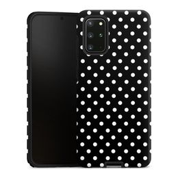 DeinDesign Galaxy S20 Plus Handy Panzer Handyh&uuml;lle robuste Outdoor H&uuml;lle Schutzh&uuml;lle matt Retro Points Polka Dots Tough Case
