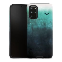 DeinDesign Galaxy S20 Plus Handy Panzer Handyh&uuml;lle robuste Outdoor H&uuml;lle Schutzh&uuml;lle matt Turquoise Water Fish Tough Case