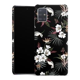 DeinDesign Galaxy A51 Handy Premium Case Smartphone Handyh&uuml;lle Schutzh&uuml;lle gl&auml;nzend Flowers Muster Autumn Premium Case