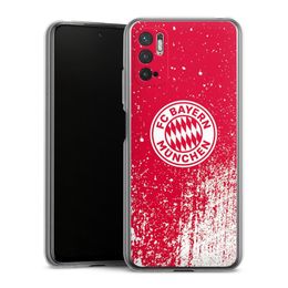 DeinDesign Xiaomi Redmi Note 10 5G Handy Silikon H&uuml;lle Case transparent Handyh&uuml;lle Fcb Fc Bayern M&uuml;nchen Official Licensed Product Silikon Case