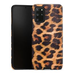 DeinDesign Galaxy S20 Plus Handy Panzer Handyh&uuml;lle robuste Outdoor H&uuml;lle Schutzh&uuml;lle matt Animal Print Leopard Fur Tough Case